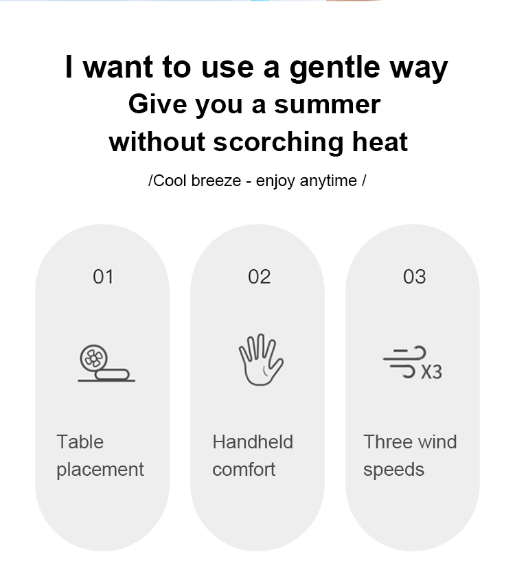 Outdoor USB rechargeable mini portable fan K7 handheld summer pocket ...